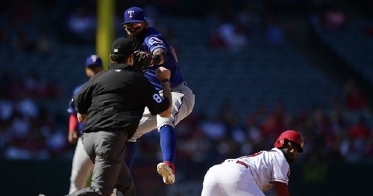 Rangers Angels Baseball