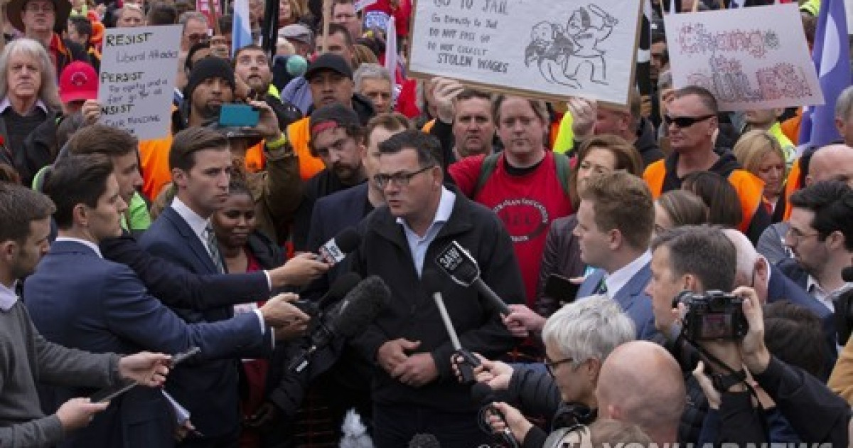 AUSTRALIA PROTEST MELBOURNE