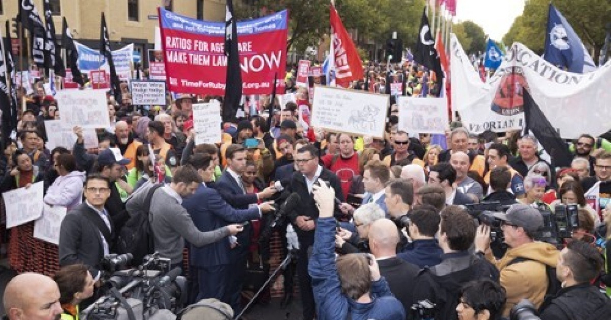 AUSTRALIA PROTEST MELBOURNE