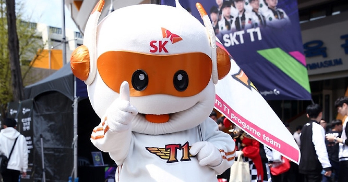 [포토] SKT T1 마스코트 벙키가 떴다!