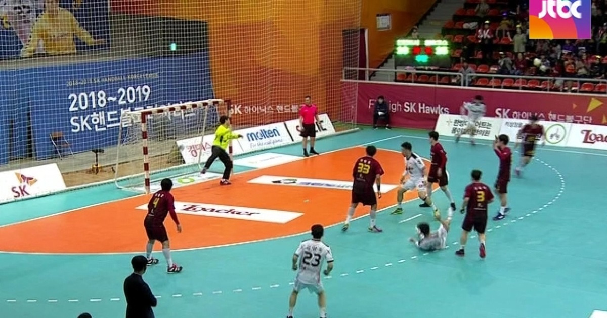 SK, 인천도시공사 꺾고 챔프전 진출..두산과 맞대결