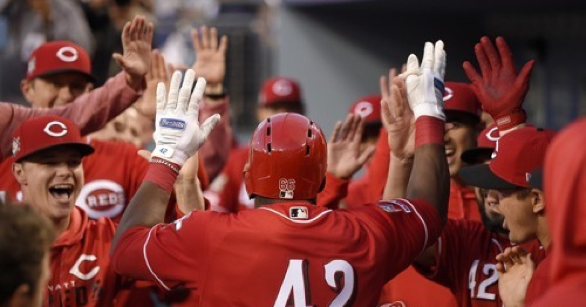 Reds Dodgers Baseball