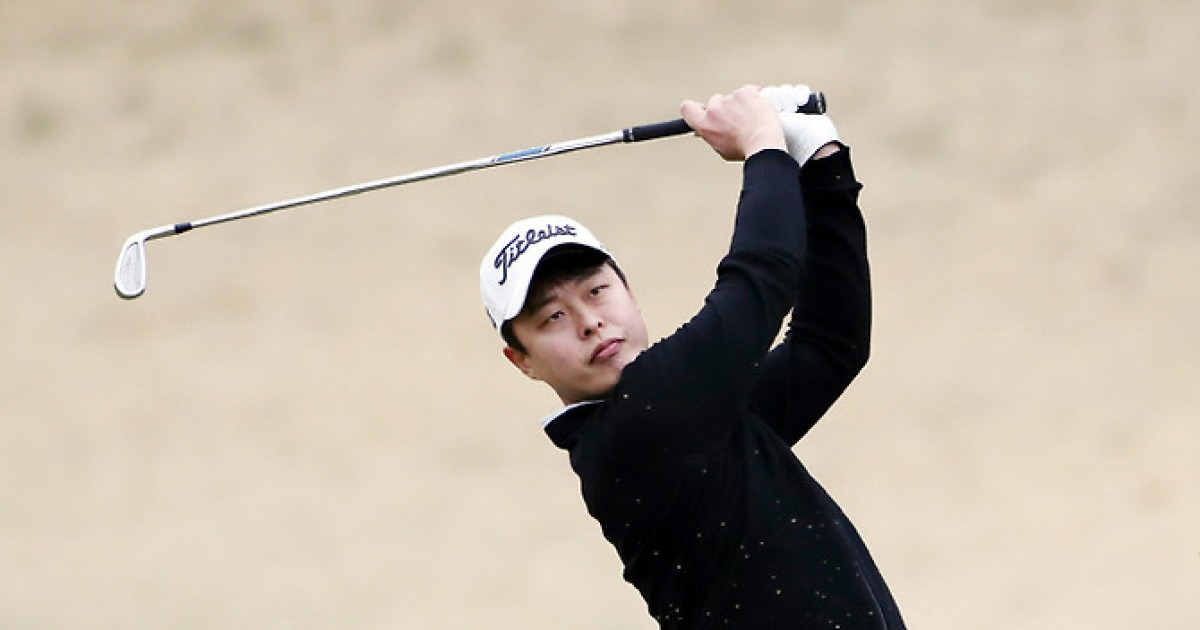 '무명' 정대억, KPGA 시즌 개막전 DB손해보험 프로미 오픈 첫날 깜짝 선두
