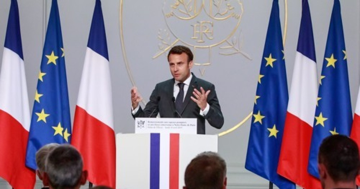 FRANCE ELYSEE NOTRE DAME FIRE AFTERMATH