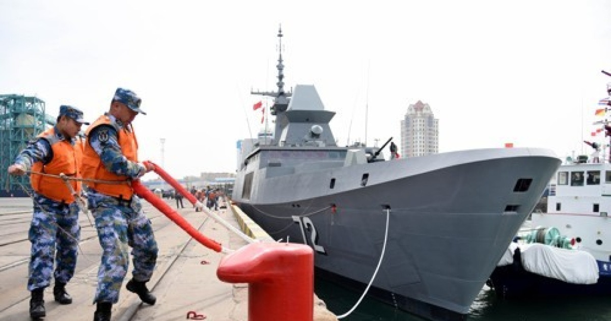 CHINA-SHANDONG-QINGDAO-FIRST FOREIGN VESSEL-NAVY EVENT (CN)