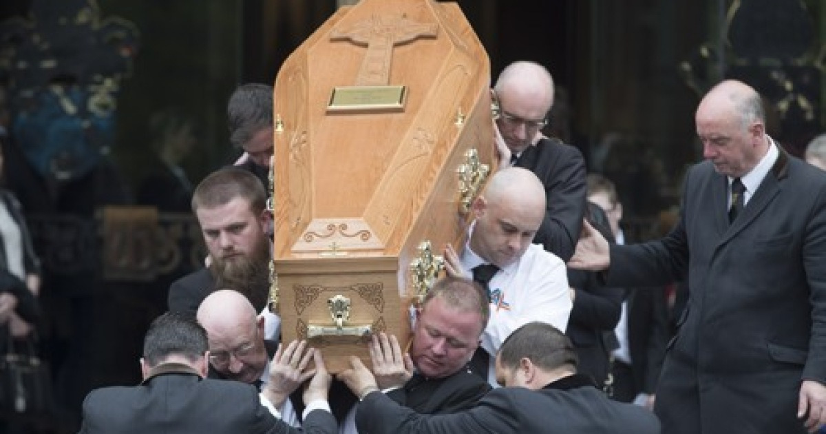 BRITAIN NORTHERN IRELAND LYRA MCKEE FUNERAL