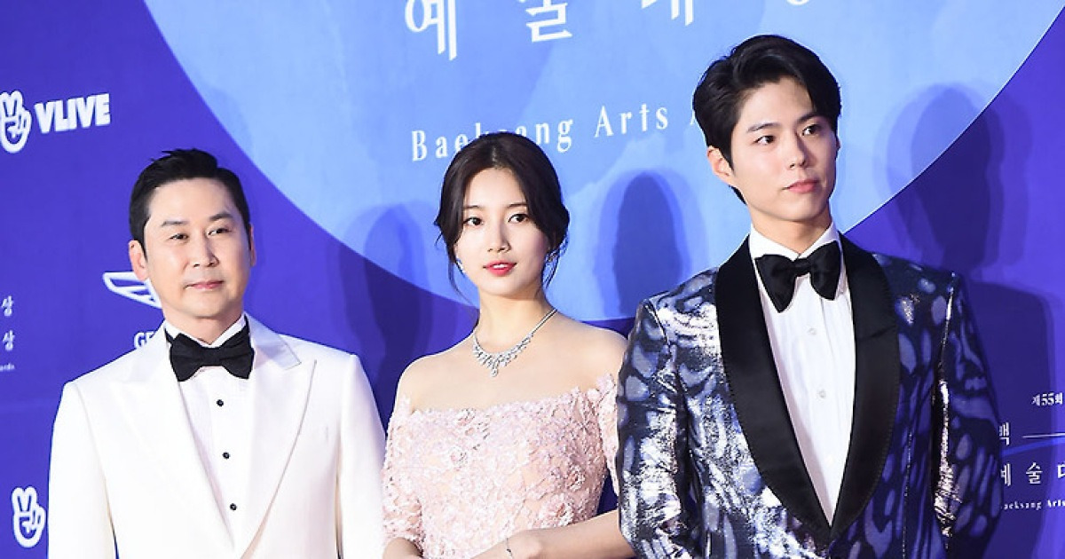 신동엽-수지-박보검 '백상예술대상 3MC'[엑's HD포토]