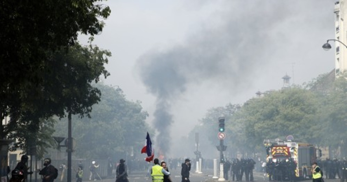FRANCE LABOR DAY PROTEST