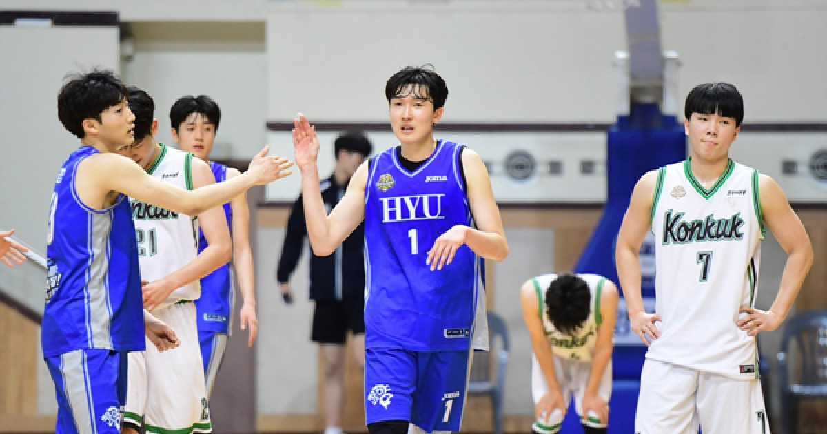 [JB포토화보] 2019 KUSF 대학농구 U-리그 한양대와 건국대 경기 화보 ( 한양대 97-89 건국대)