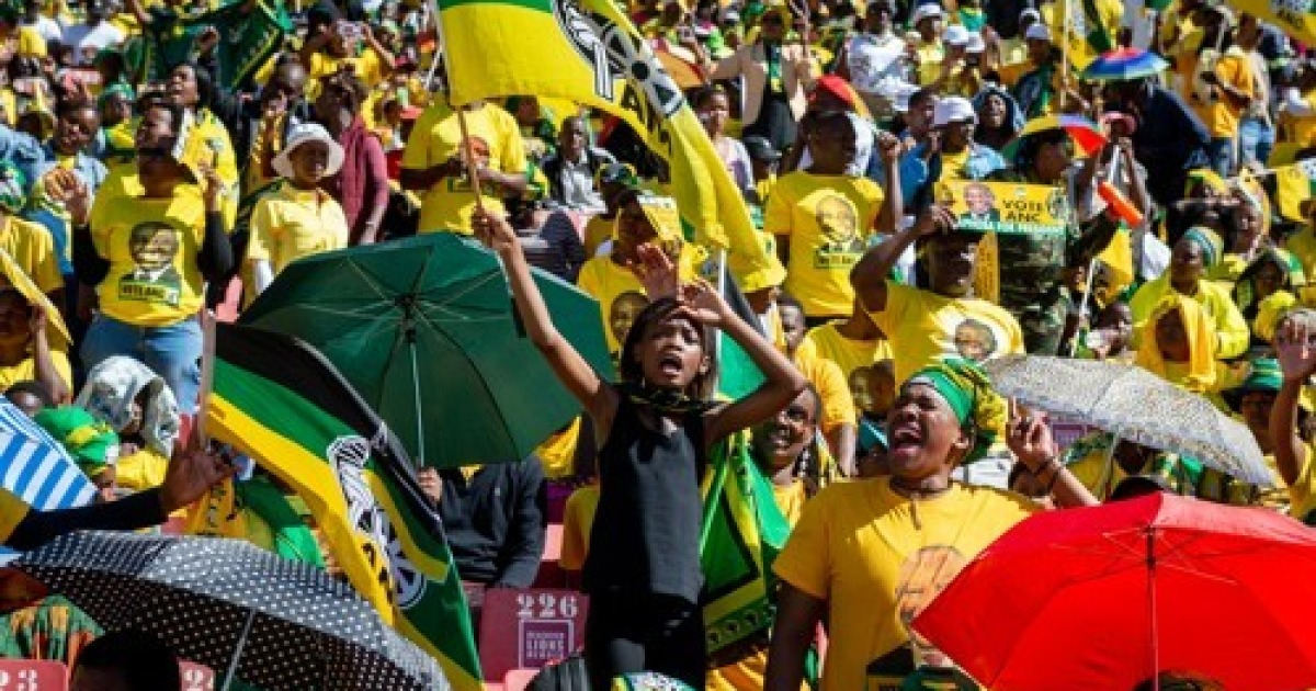 SOUTH AFRICA ELECTIONS ANC RALLY