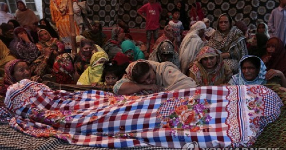 PAKISTAN SUICIDE BOMB BLAST FUNERAL