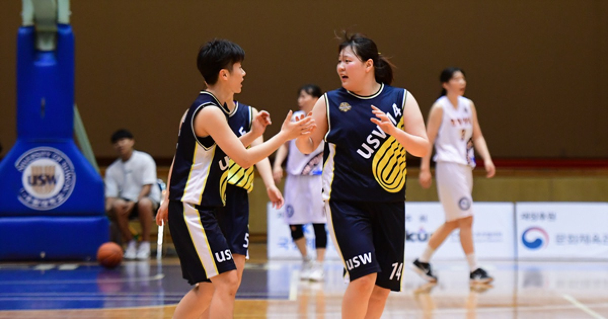 [JB포토화보] 2019 KUSF 대학농구 U-리그 수원대와 한림성심대 경기 화보 ( 수원대 56-54 한림성심대)