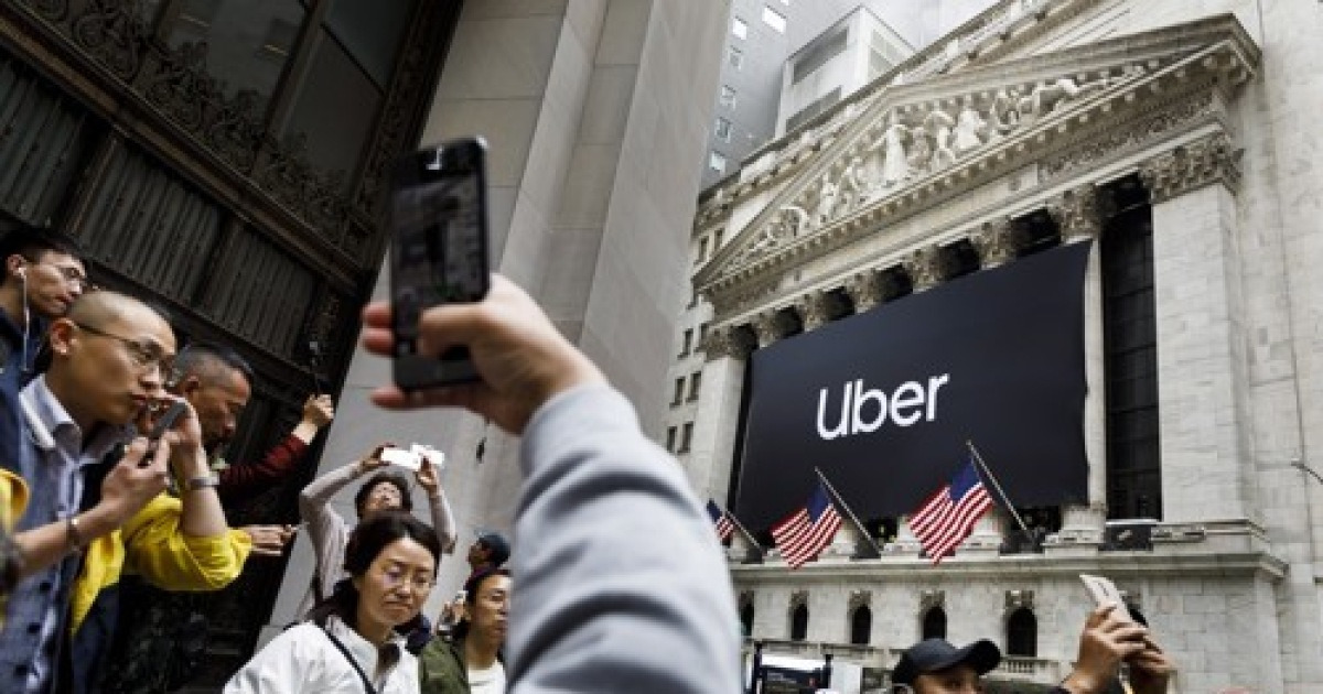 USA NEW YORK UBER IPO AT NYSE