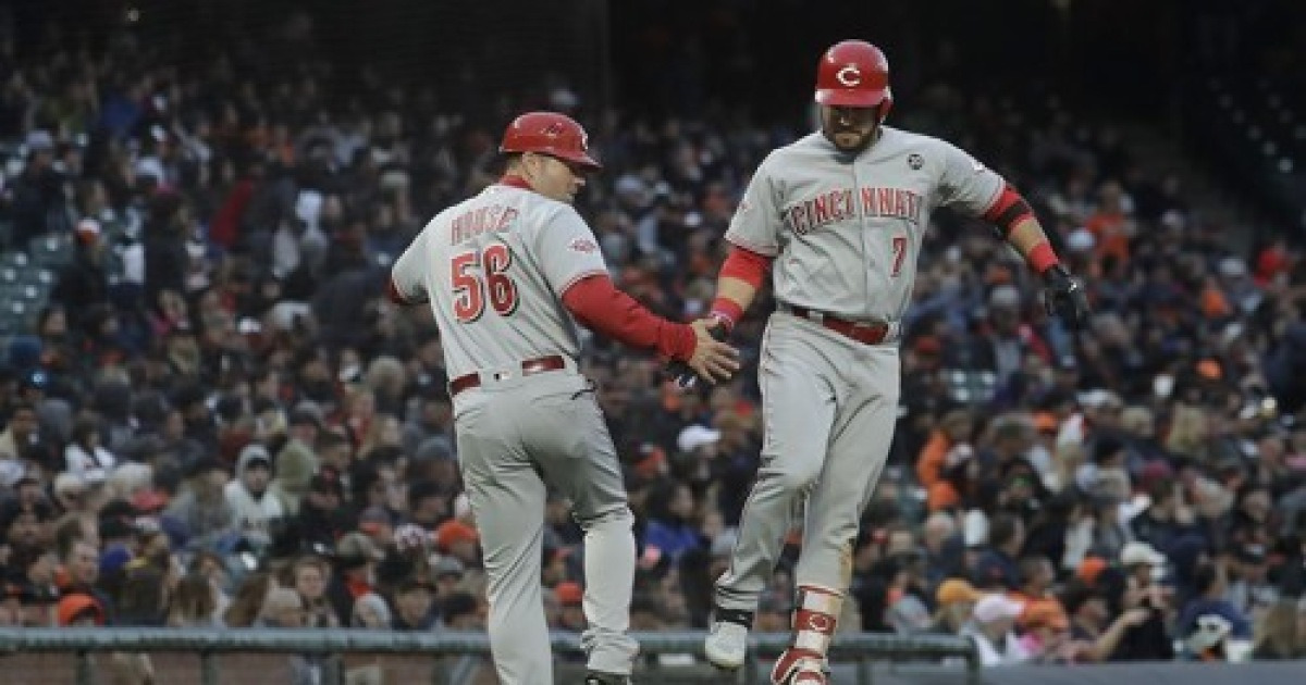 Reds Giants Baseball