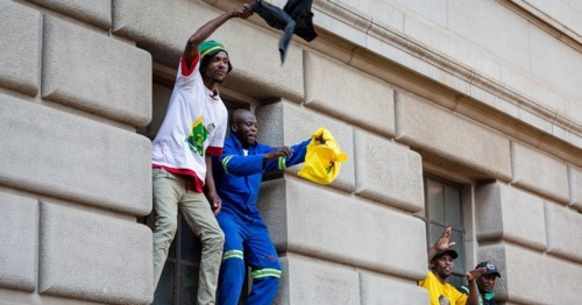 SOUTH AFRICA ELECTIONS ANC VICTORY CELEBRATION