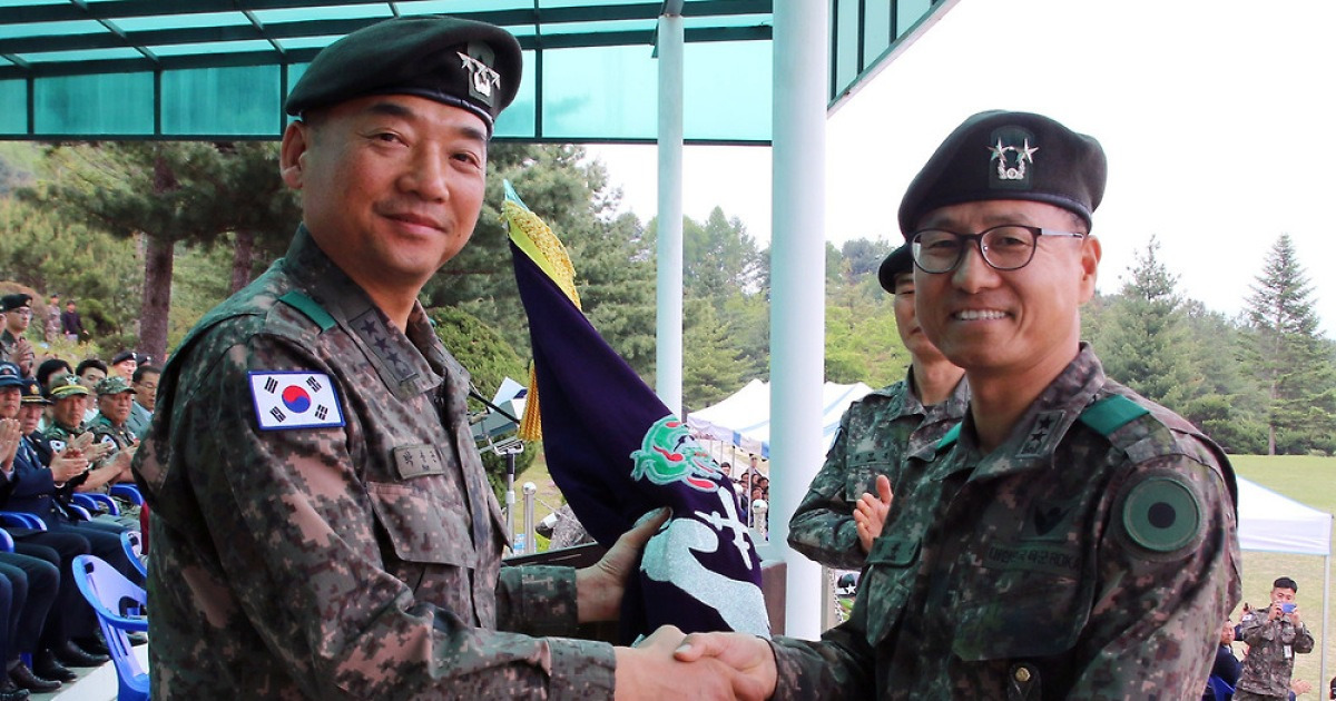 육군 2사단 제48·49대 사단장 이·취임식