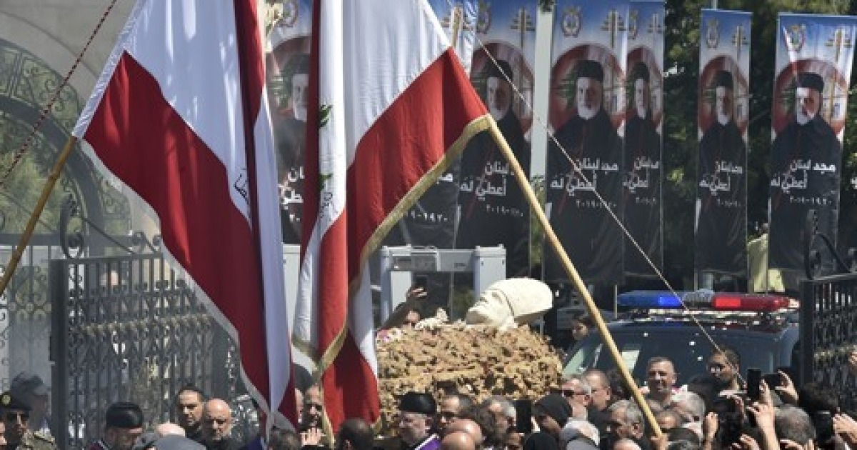 LEBANON MARONITE PATRIARCH NASRALLAH SFEIR FUNERAL
