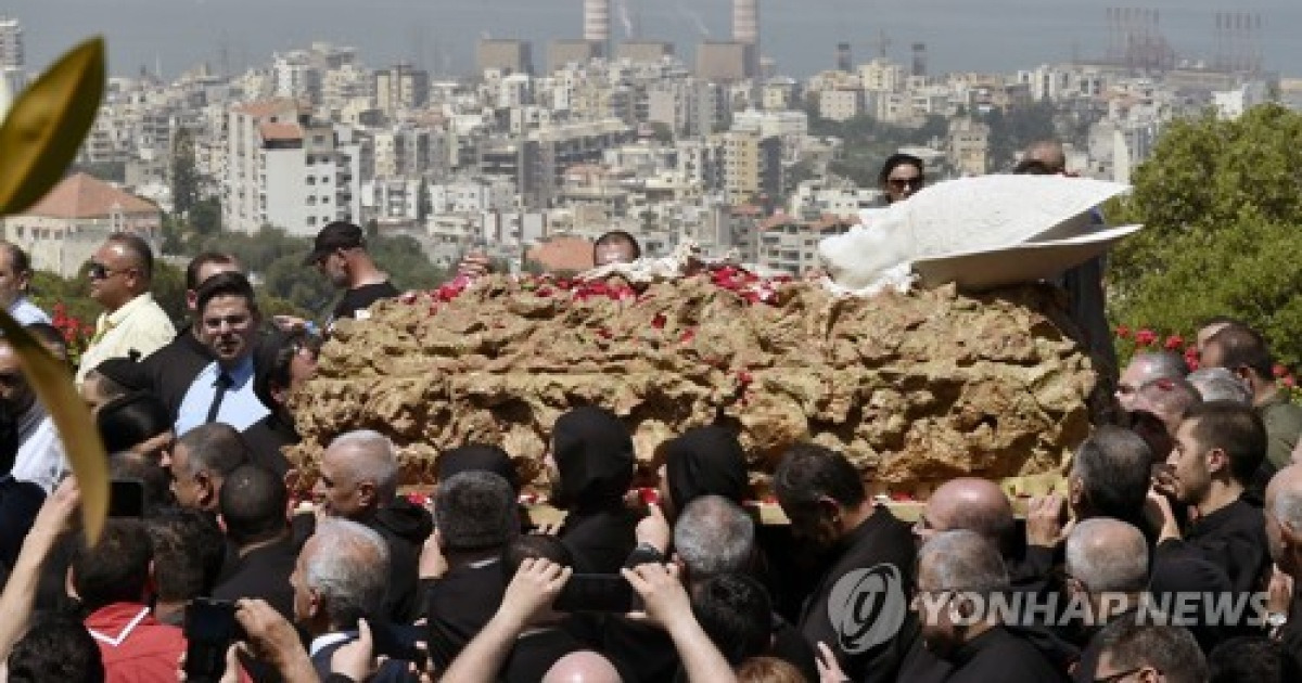 LEBANON MARONITE PATRIARCH NASRALLAH SFEIR FUNERAL