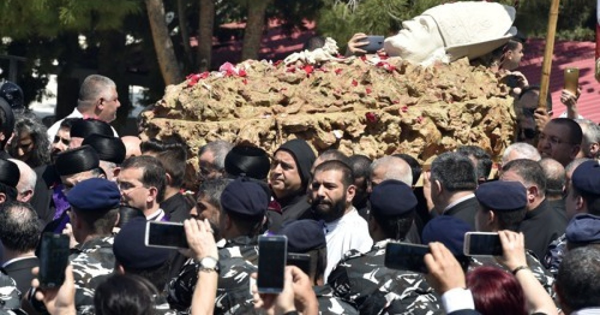 LEBANON MARONITE PATRIARCH NASRALLAH SFEIR FUNERAL