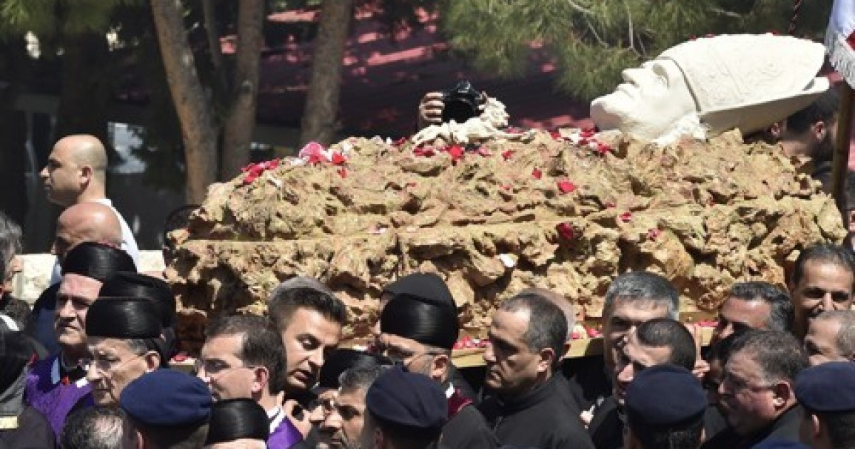 LEBANON MARONITE PATRIARCH NASRALLAH SFEIR FUNERAL