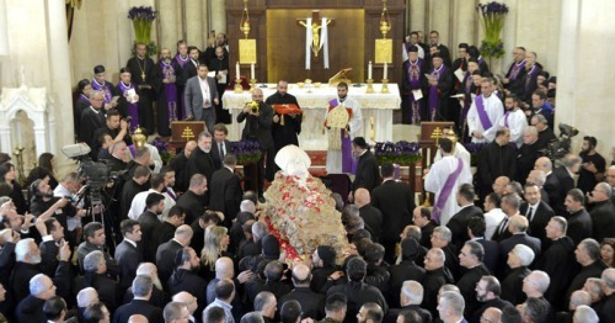 LEBANON MARONITE PATRIARCH NASRALLAH SFEIR FUNERAL