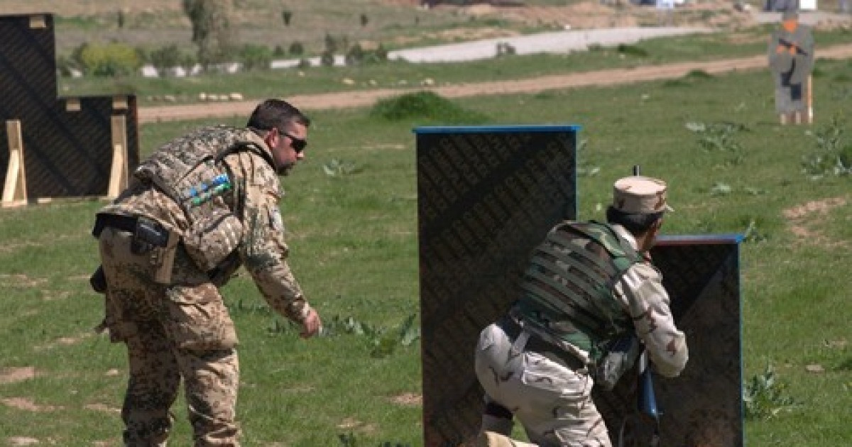 (FILE) IRAQ GERMANY CONFLICT TRAINING