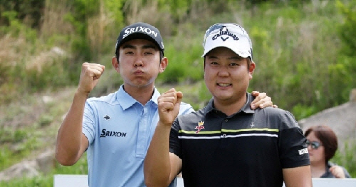 KPGA 신인왕 출신 이수민·함정우, SK텔레콤오픈 공동선두로 우승 경쟁
