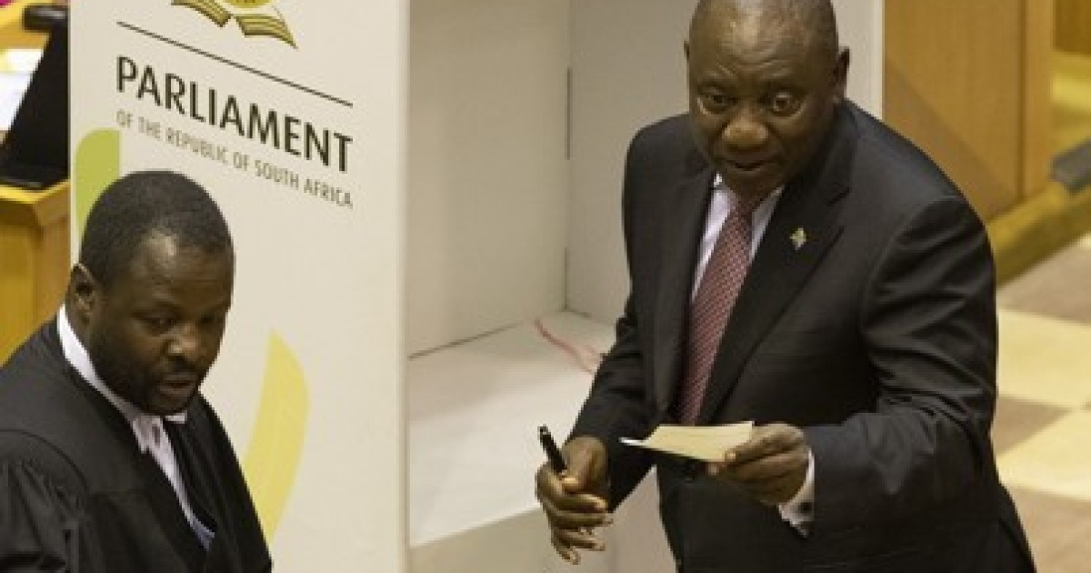 SOUTH AFRICA PARLIAMENT