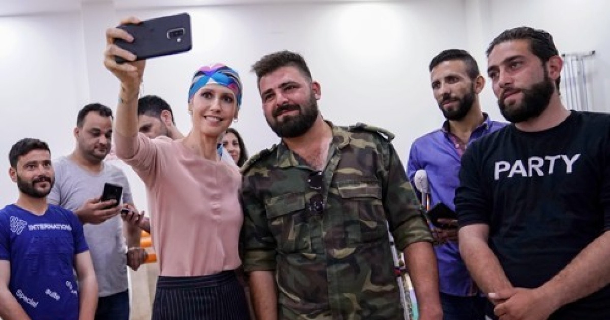 SYRIA HAMA FIRST LADY ASMAA AL-ASSAD