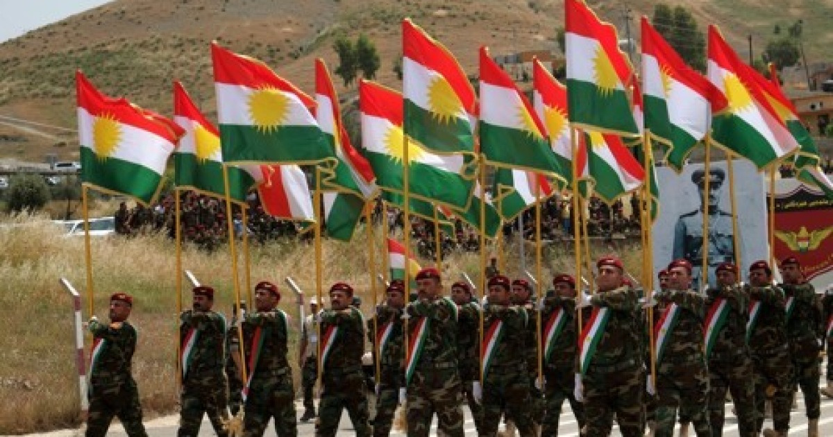 IRAQ KURDISTAN PESHMERGA FIGHTERS GRADUATION