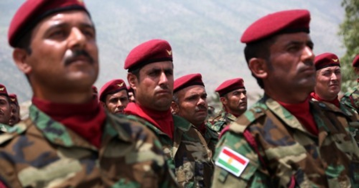 IRAQ KURDISTAN PESHMERGA FIGHTERS GRADUATION
