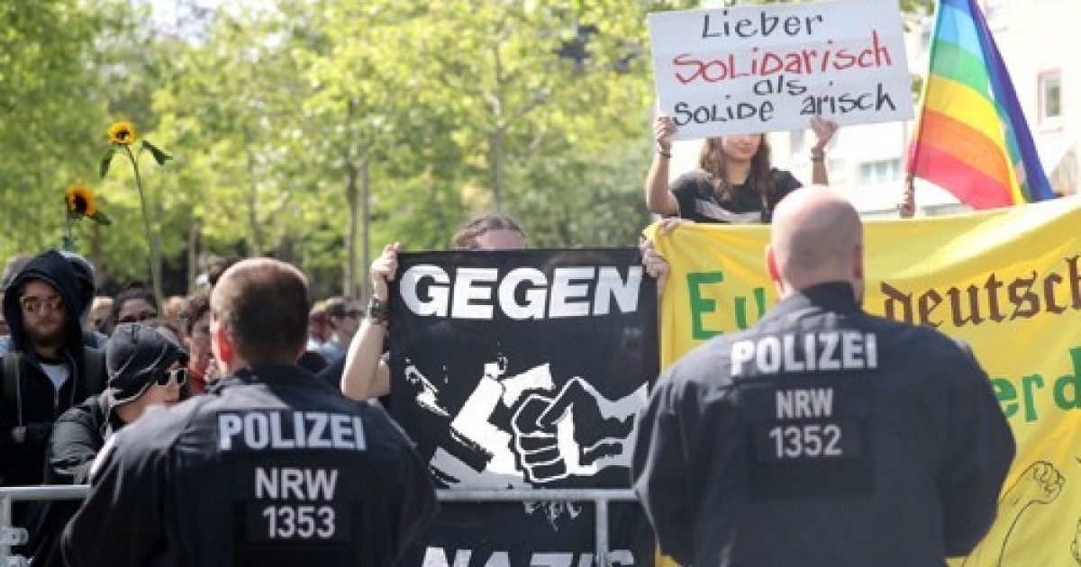 GERMANY RIGHT WING DEMONSTRATION