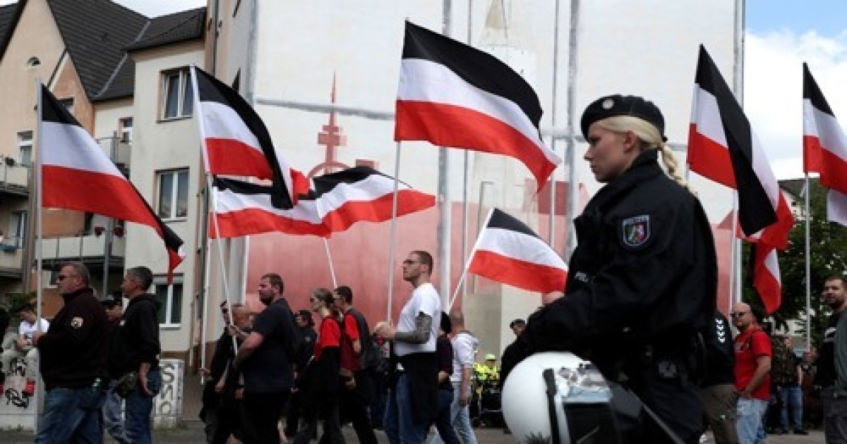 GERMANY RIGHT WING DEMONSTRATION