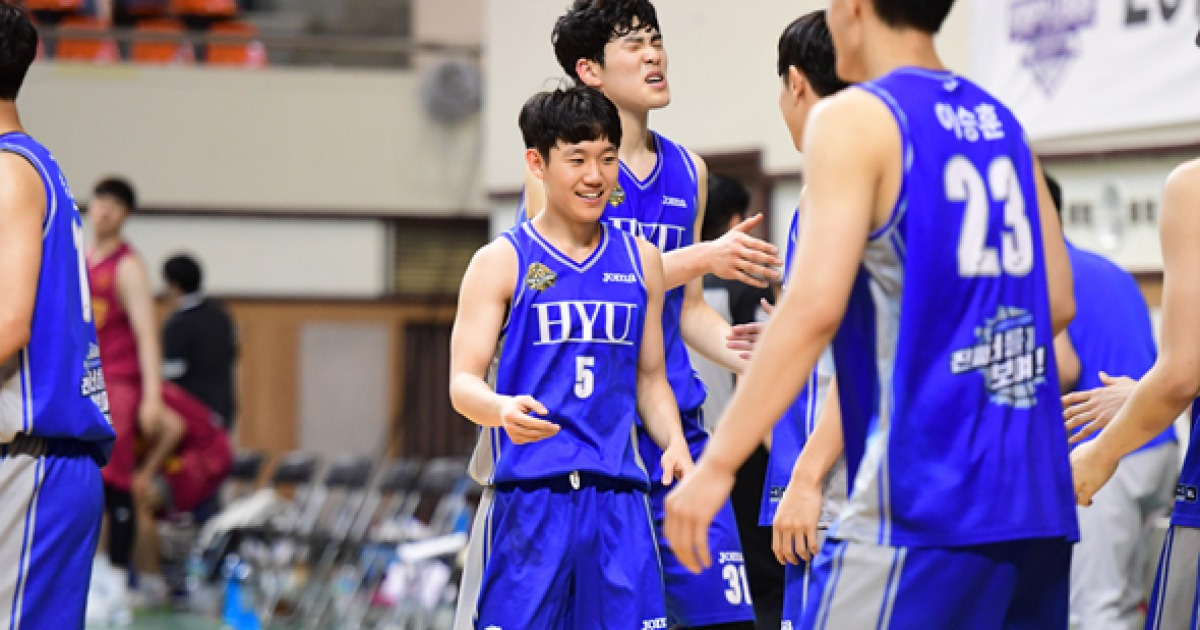 [JB포토화보] 2019 KUSF 대학농구 U-리그 한양대와 경희대의 경기 화보. (한양대 93-89 경희대)