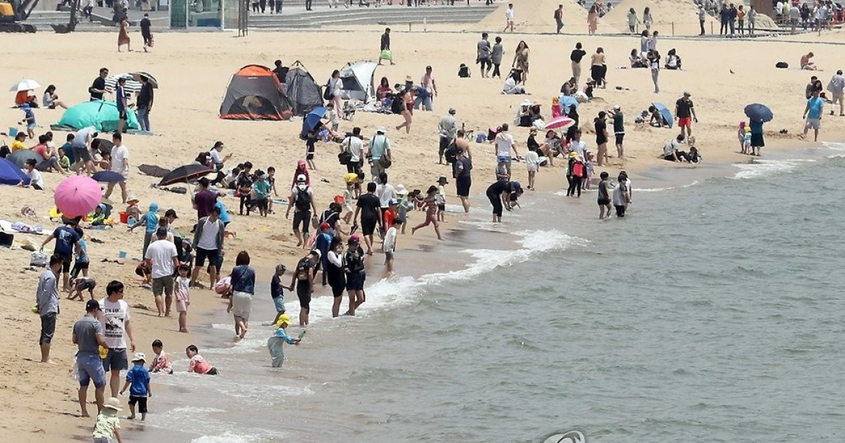 해운대해수욕장 조기 개장 