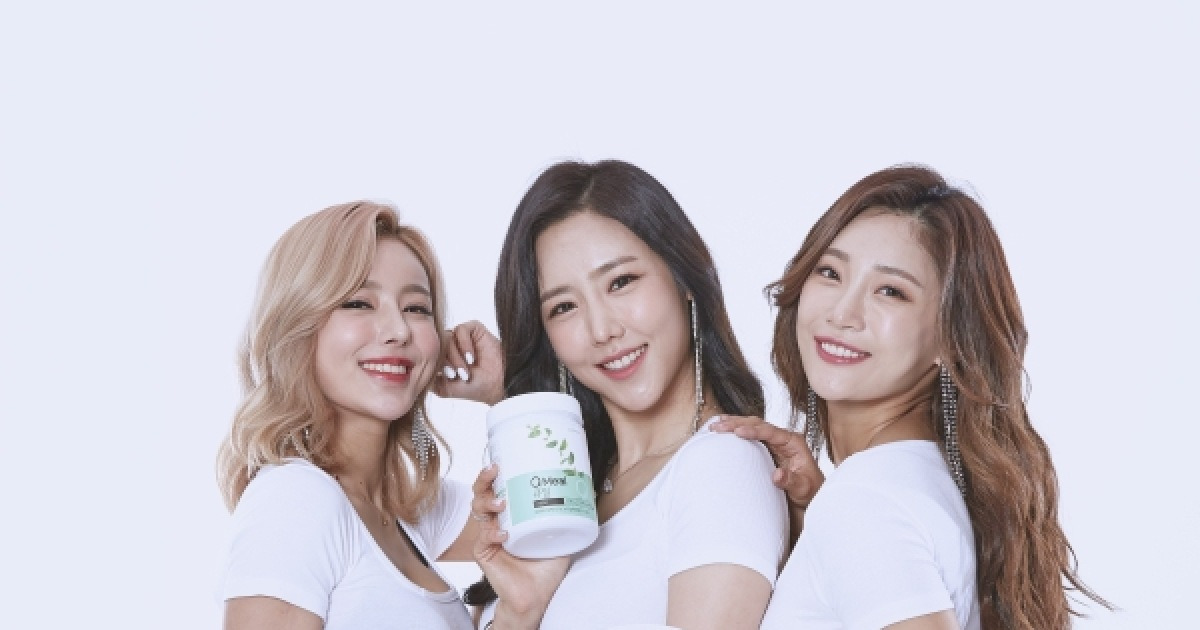 머슬마니아 윤다연-정유승-정채아, 식사대용 쉐이크 '큐밀'모델 발탁