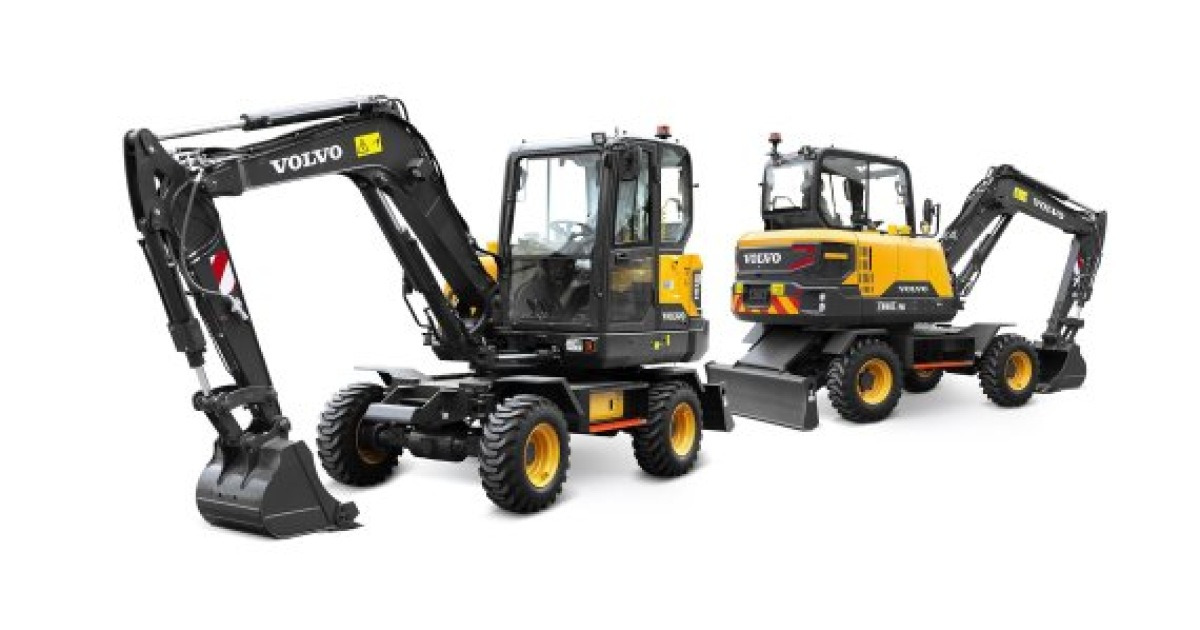 볼보건설기계코리아, 5t 소형 휠 굴착기 EW60E PRO 출시