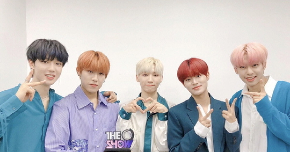 AB6IX, 데뷔 14일만 음악방송 1위 "팬들 덕분, 실망시키지 않겠다"