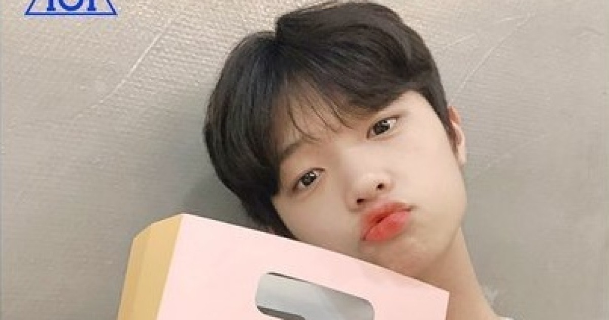 '프듀X101'손동표, 국민 센터의 아기 피부+상큼 에너지[SNS★컷]