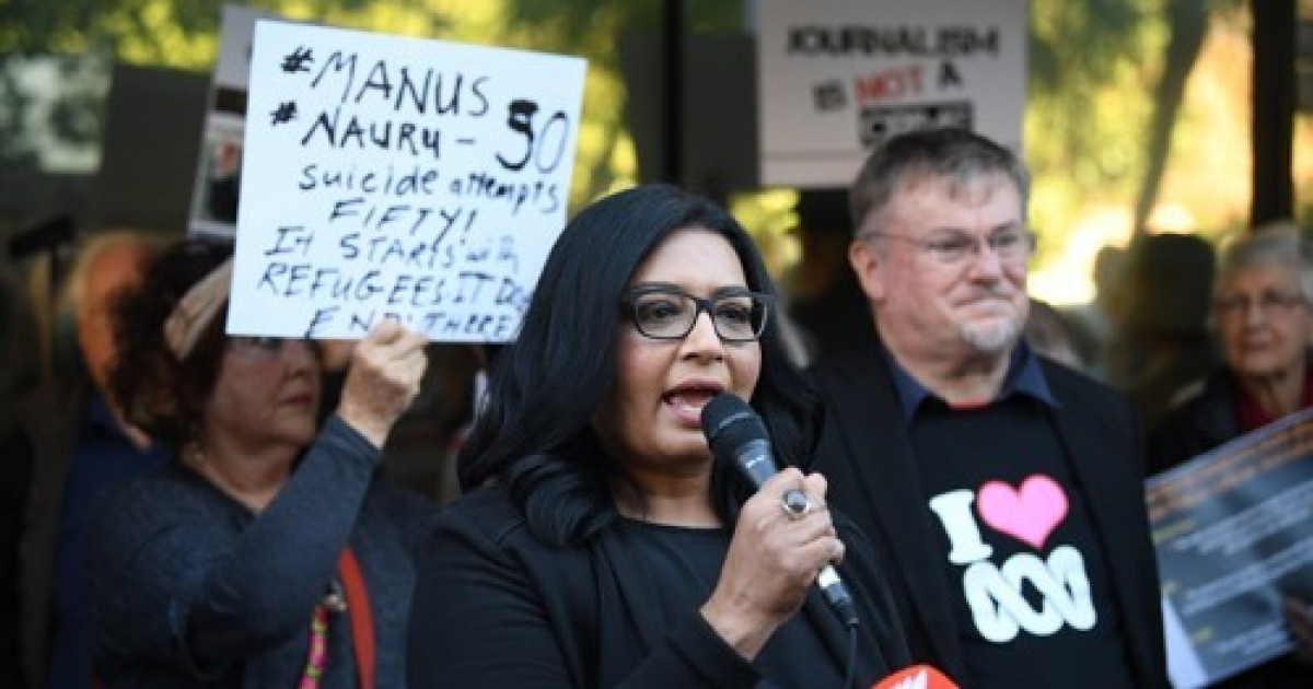 AUSTRALIA AFP PRESS RAID PROTEST