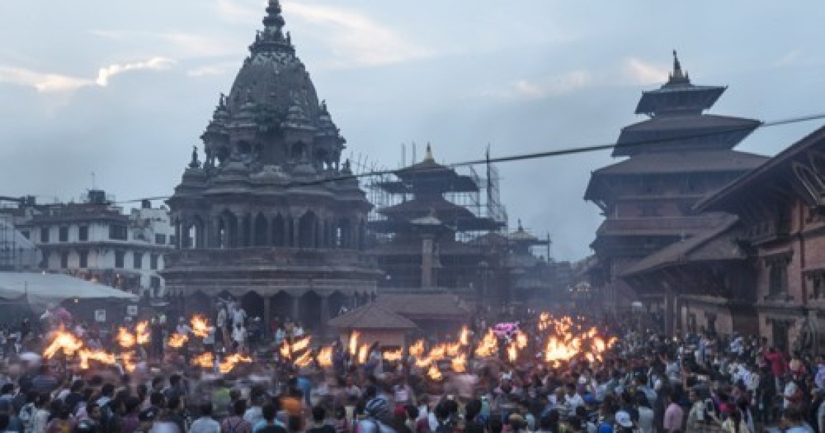 NEPAL PROTEST TORCH RALLY