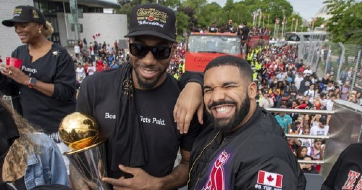 Raptors Parade Basketball