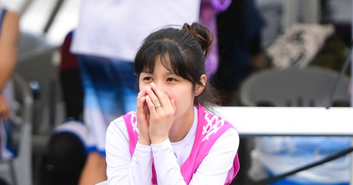 [JB포토] 2019 KXO 3라운드겸 홍천투어, 벤치에서 응원하는 여자오픈부 핫핑크 이은림