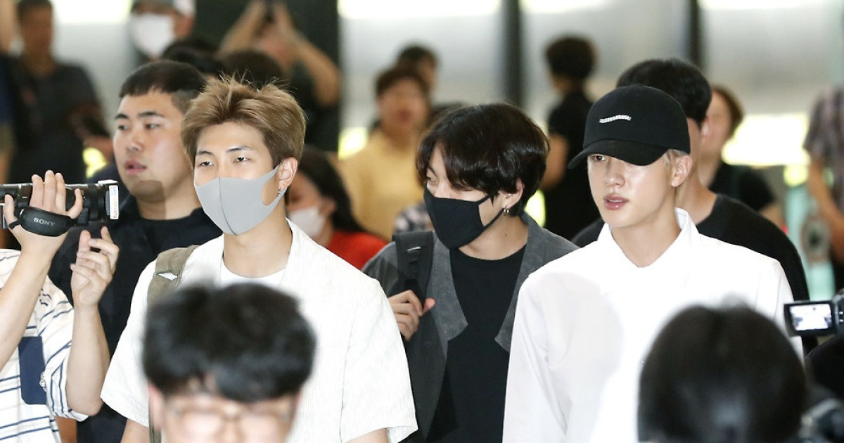 BTS RM-정국-진, 출국하는 K-POP 역사