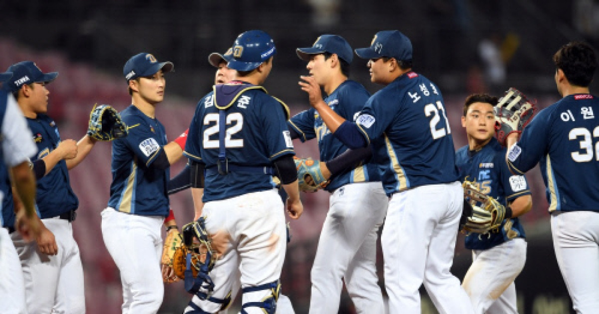 [포토]2연승 거둔 NC, KIA에 위닝시리즈