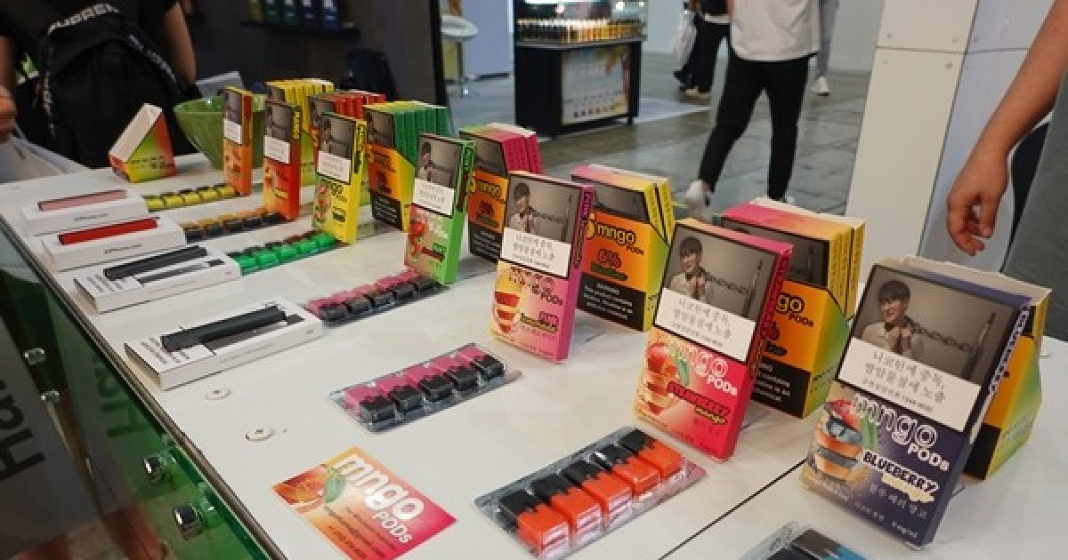 [VAPE KOREA EXPO 2019] mngo PODs, 과일향 베이스의 전자담배 액상 소개