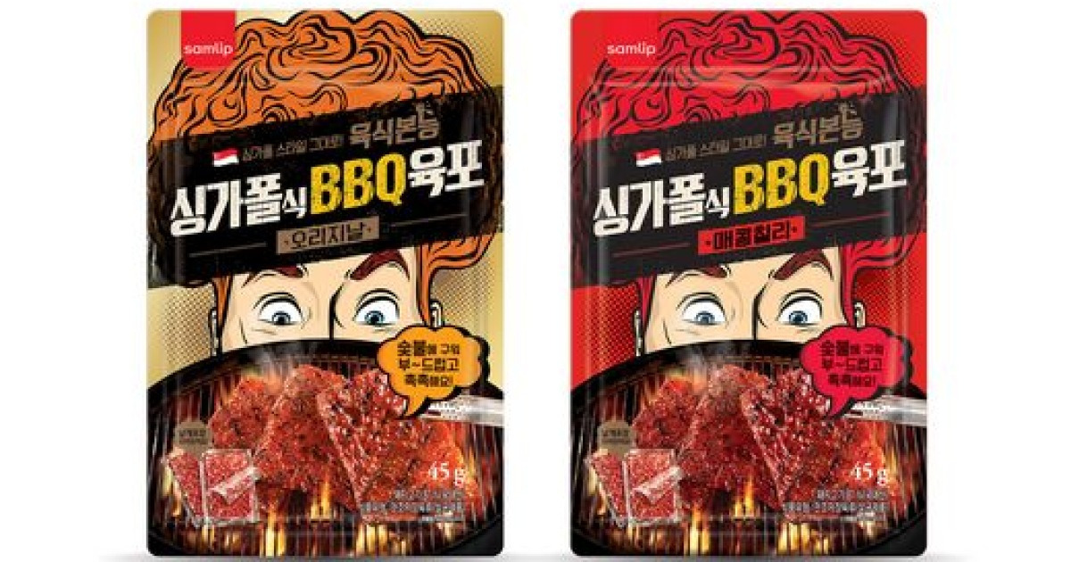 SPC삼립, 육식본능 '싱가폴식 BBQ 육포' 출시