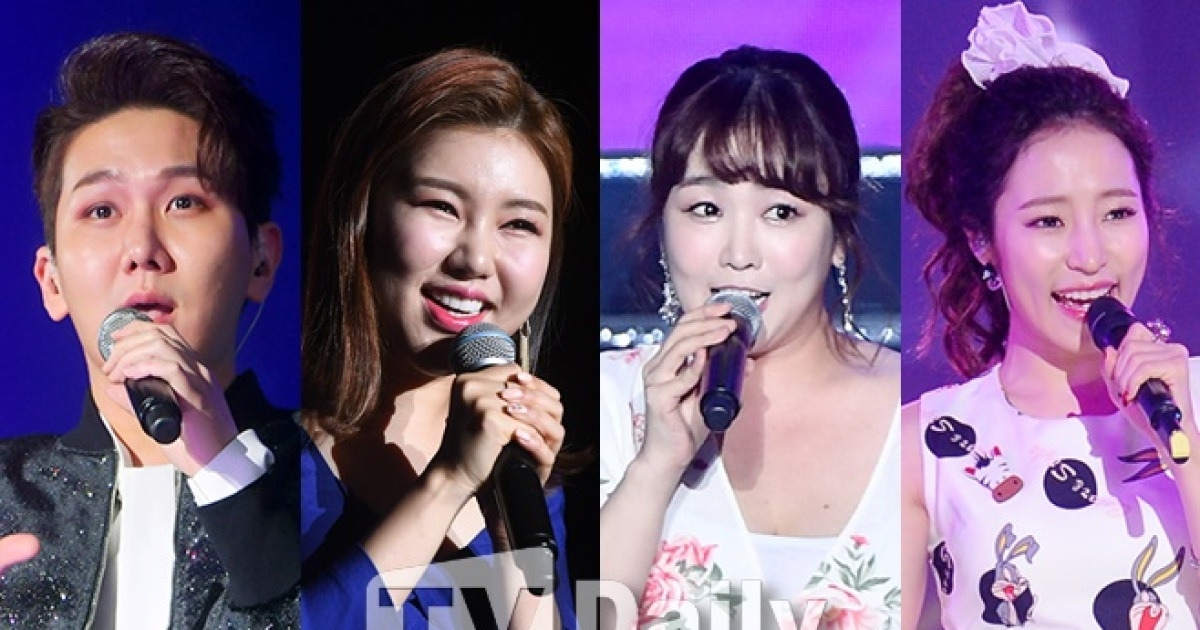 송가인·정미애·홍자·김수찬, '2019 SOBA' 트로트 신인상 수상자 선정