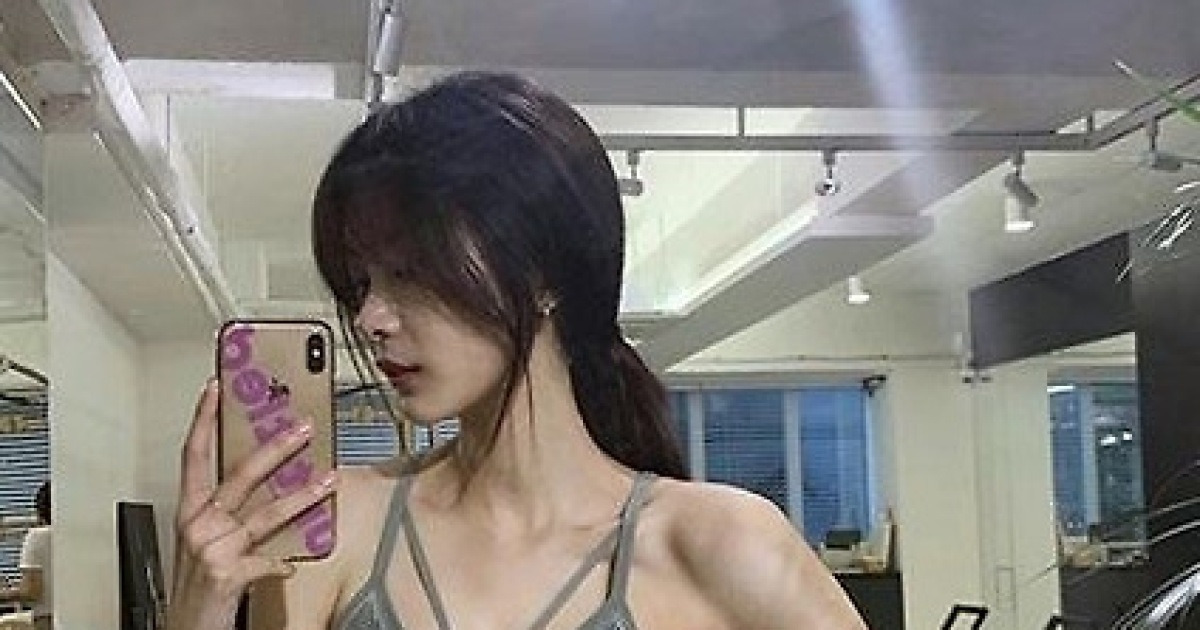 [N샷] "163.7cm 41kg" 송다은, 몸매 비결 공개