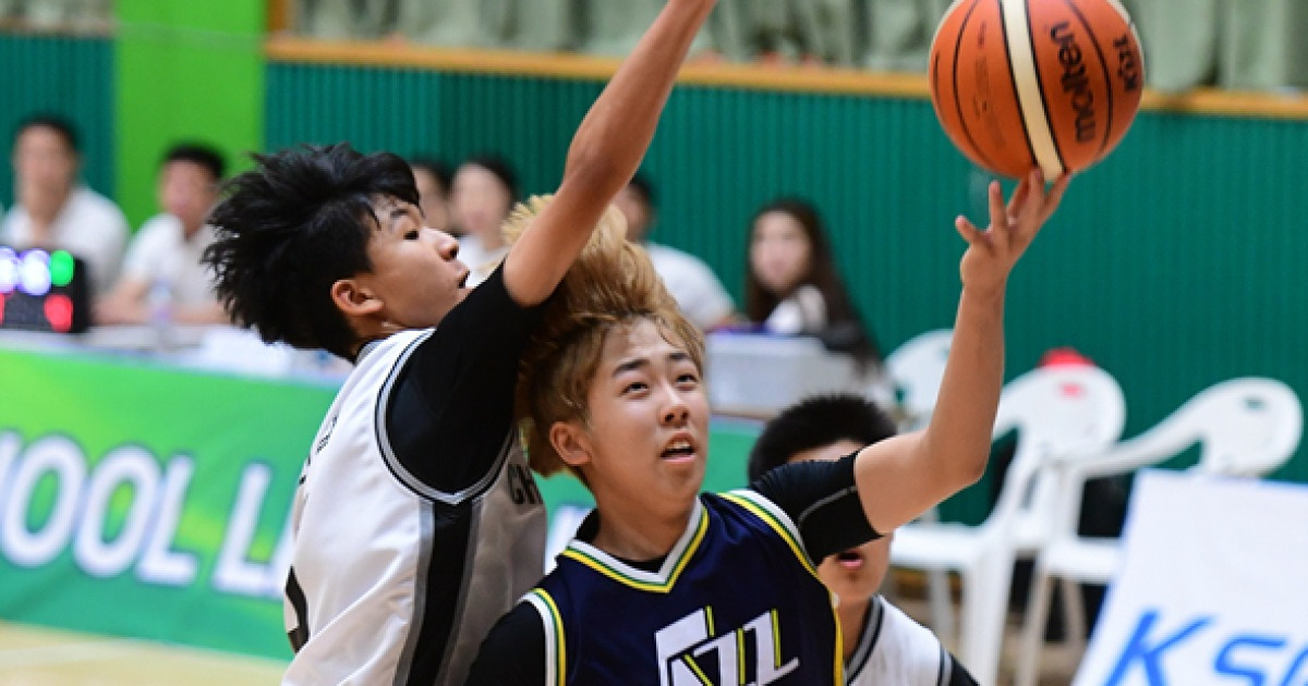 [JB포토] '2019 KBL 스쿨리그' 성안중 '꼭 성공시키겠다'